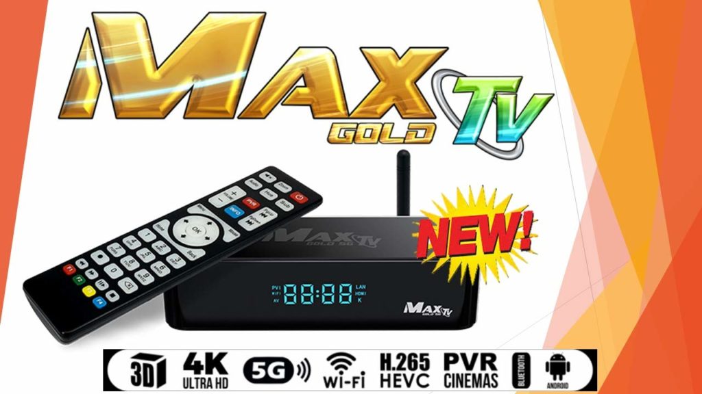 MAX TV GOLD 5G 4K ULTRA-HD IPTV BOX+ANDROID 7.1QUAD-CORE