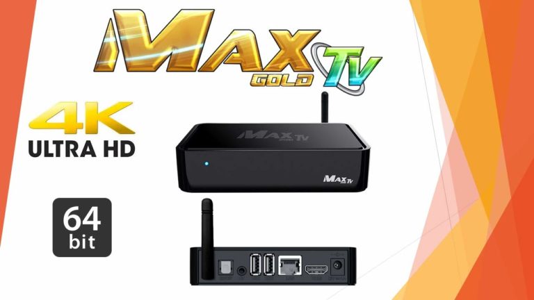 MAX TV GOLD 5G 4K ULTRA-HD IPTV BOX+ANDROID 7.1QUAD-CORE